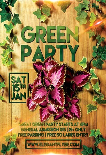 1000+ Free Green Flyer Templates (PSD) - by Elegantflyer