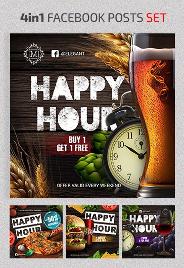 Fabulous Facebook Post and Cover PSD Templates for Free