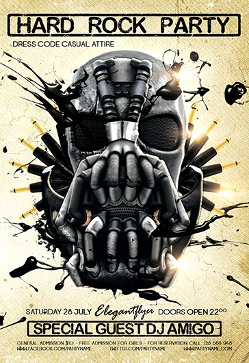 1000+ Free Rock Flyer Templates (PSD) - by Elegantflyer