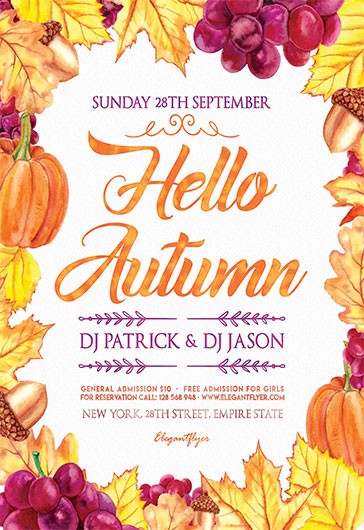 Free Fall Flyers | elegantflyer.com