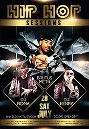 1000+ Free Hip Hop Flyer Templates (PSD) - by ElegantFlyer