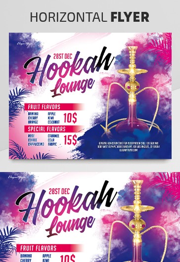 Free Hookah Flyers | elegantflyer.com