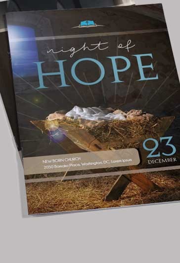 Сhristmas Hope Program Template - 10020249 | by ElegantFlyer