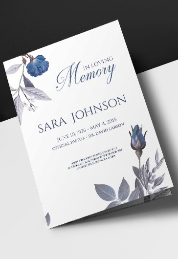 In Loving Memory – PSD Bi-Fold Brochure Template - 10025793 | by ...