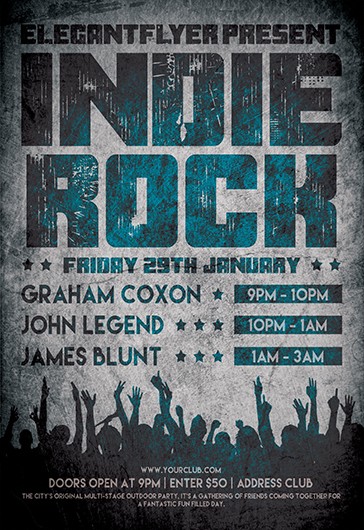 1000+ Free Rock Flyer Templates (PSD) - by Elegantflyer