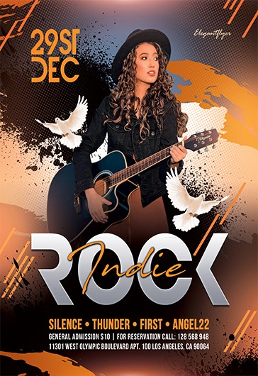 1000+ Free Rock Flyer Templates (PSD) - by Elegantflyer