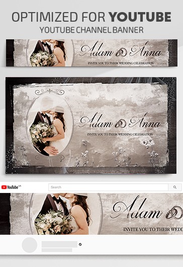 Invitation - Free Youtube Channel banner PSD Template - 10029525 | by ...