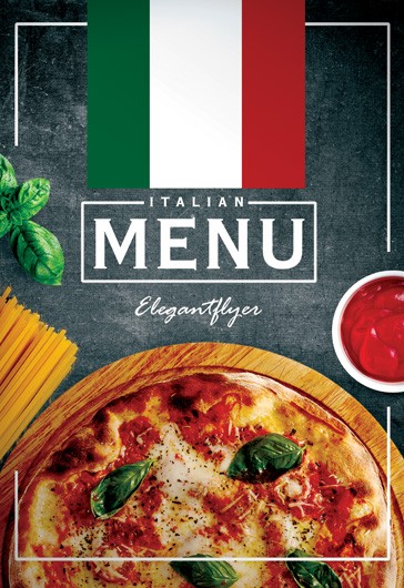 Modèles de menu de restaurant gratuits en PSD - par ElegantFlyer