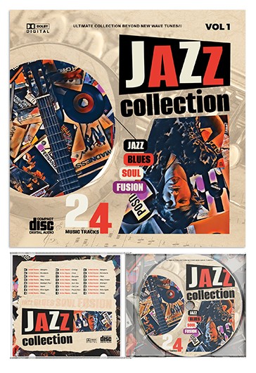 Pastel Creative Jazz Collection CD Cover Premium CD Album Cover ...