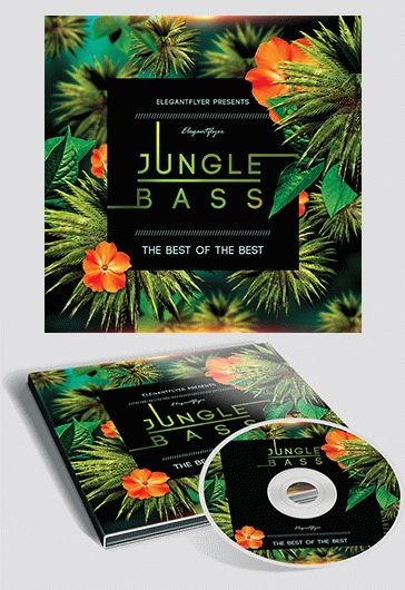 Jungle Bass - Premium CD&DVD cover PSD Template - 10018519 | by ...