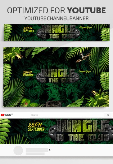 1000+ Templates originais de Banner para Canais do YouTube PSD gratuitos.