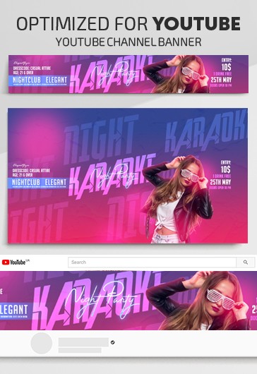 1000+ Original YouTube Channel Banner Templates PSD for Free