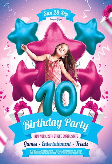 1000+ Birthday Invitation PSD Templates Available for Free