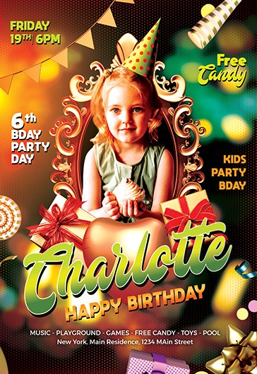 1000+ Birthday Invitation PSD Templates Available for Free