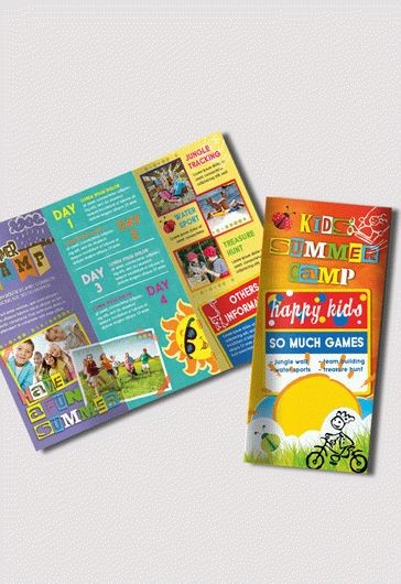 Tri-Fold Brochure Kids Summer Camp - 10017914 | by ElegantFlyer
