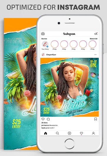 1000+ Fabulous Instagram PSD Templates Available for Free