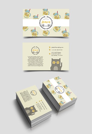 Internet Cafe - Free Business Card Templates PSD - 10020251 | by ...