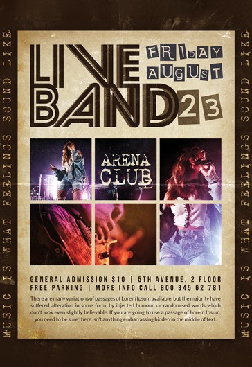 Free Concert Flyers Templates for Music Events (2025) | Elegantflyer