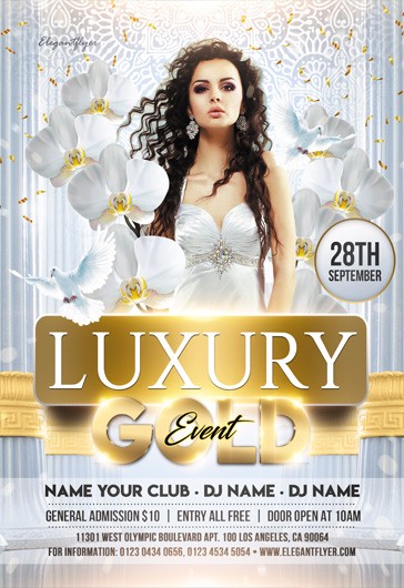 1000+ Free Gold Flyer Templates (PSD) - by Elegantflyer