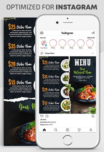 1000+ Fabulosos Modelos PSD para Instagram Disponíveis Gratuitamente