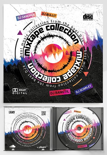 Mixtape Collection - Free CD Cover PSD Template - 10032567 | by ...