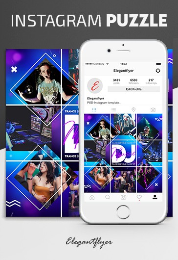 1000+ Fabulous Instagram Grid PSD Templates Available for Free