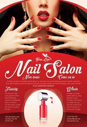 Modèles De Logos De Salon De Manucure