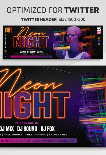 Neon PSD Templates | by ElegantFlyer