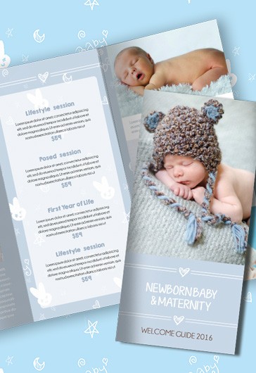 Newborn Photography Ideas PSD Brochure - 10019691 | by ElegantFlyer
