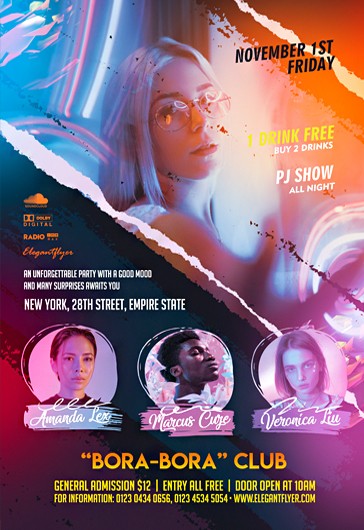 1000+ Party Poster PSD Templates Available for Free