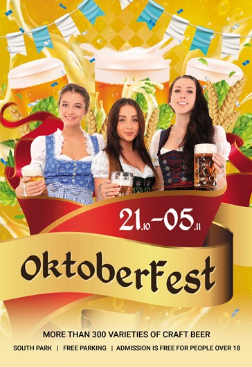 OctoberFest – Premium PSD Flyer Template - 10024494 | by ElegantFlyer