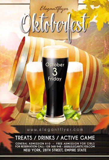 Free Oktoberfest Flyers | elegantflyer.com