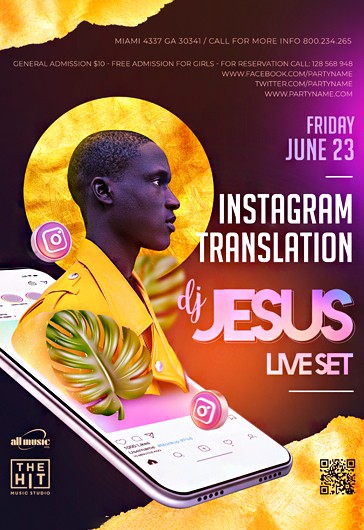 1000+ DJ Poster PSD Templates Available for Free