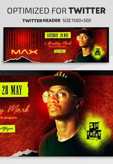 Red Simple Party Guest Premium Social Media Template PSD | by Elegantflyer