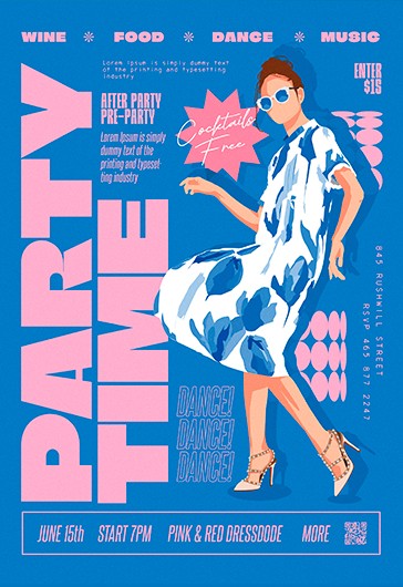 1000+ Party Invitation PSD Templates Available for Free