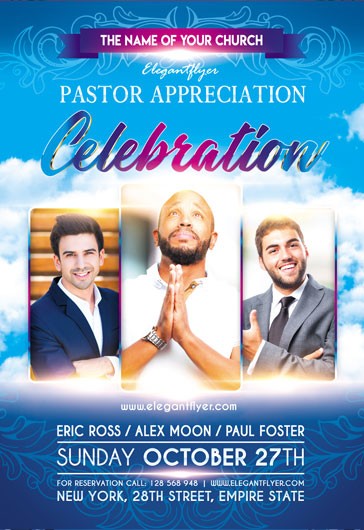 Free Pastor Flyers | elegantflyer.com