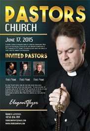 Free Pastor Flyers | elegantflyer.com