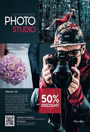 Plantillas gratuitas de folletos de fotografía | elegantflyer.com
