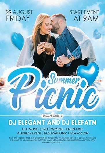 Picnic – Flyer PSD Template - 10021160 | by ElegantFlyer
