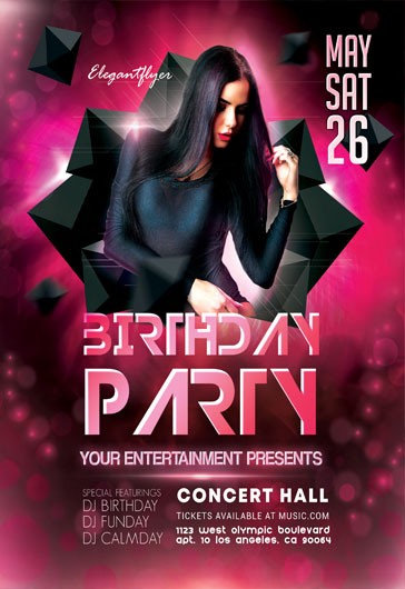 1000+ Free Pink Flyer Templates (PSD) - by Elegantflyer