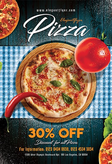 Free Pizza Flyers | elegantflyer.com