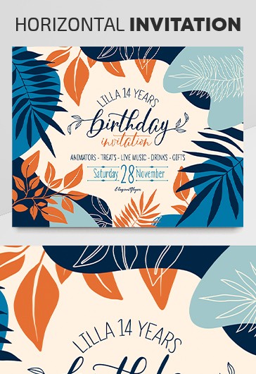 1000+ Birthday Invitation PSD Templates Available for Free