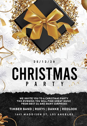 1000+ Modelli di Inviti PSD di Natale disponibili gratuitamente.