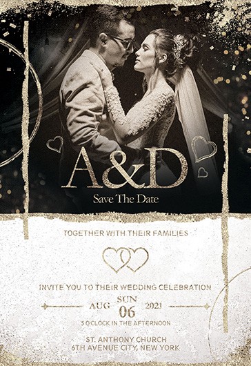 1000+ Wedding Invitation PSD Templates Available for Free