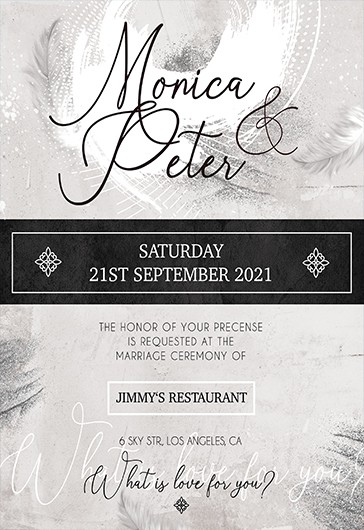 1000+ Wedding Invitation PSD Templates Available for Free