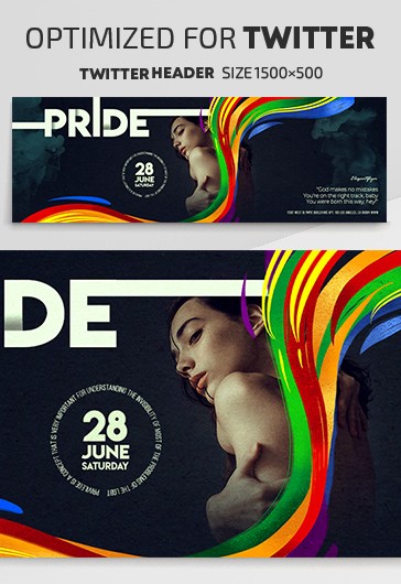 Black Creative Pride Party Premium Social Media Template PSD | by ...
