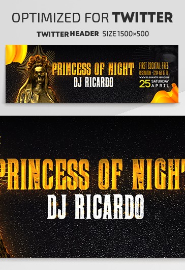 Noir Luxe Princesse De La Nuit Premium Modèle de médias sociaux PSD gratuit