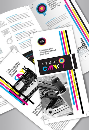 White Créatif Société d'impression Premium Modèle de brochure PSD gratuit