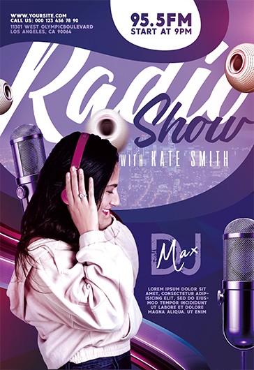 1000+ Free Radio Flyer Templates (PSD) - by Elegantflyer