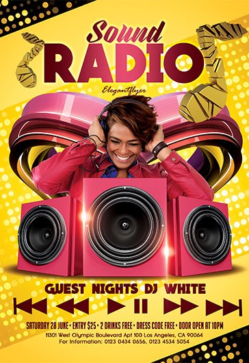 1000+ Free Radio Flyer Templates (PSD) - by Elegantflyer